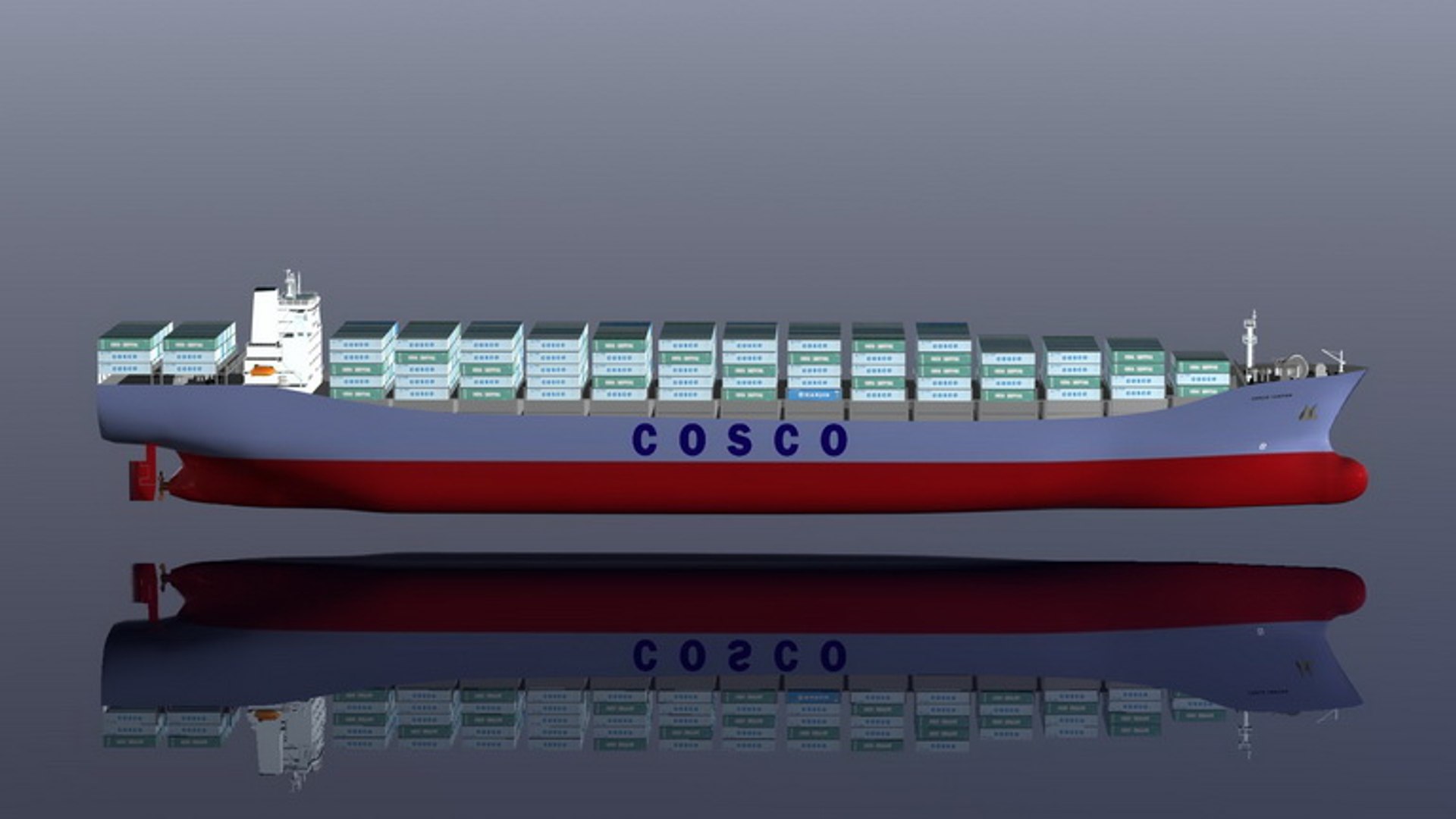 3d Model Of Cosco Yantian