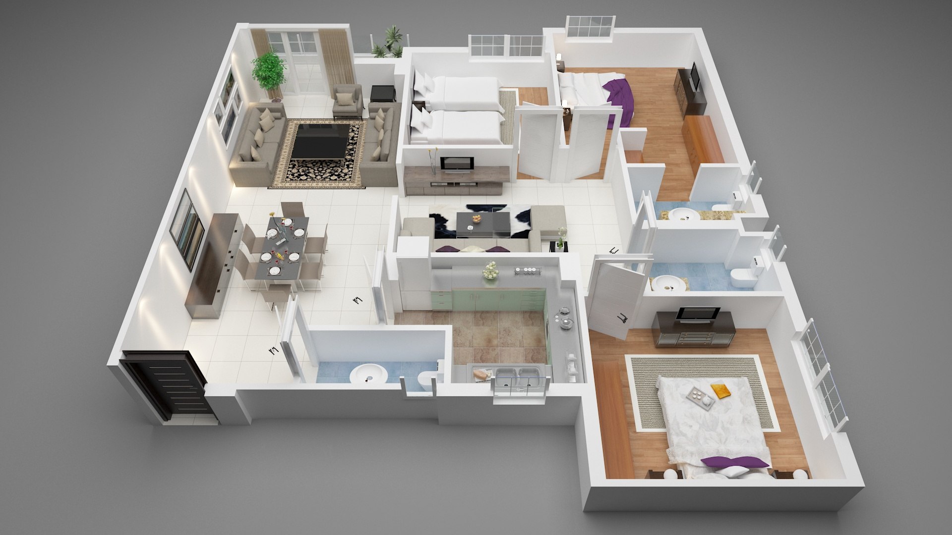 3D 3D Plan Model - TurboSquid 2252793