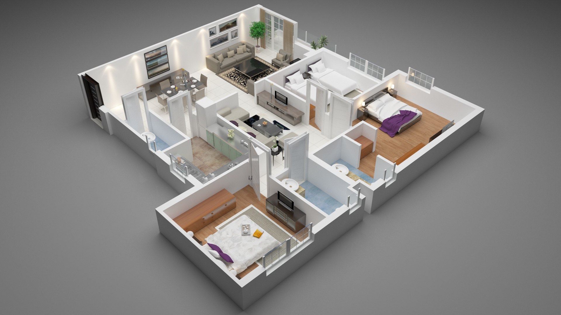 3D 3D Plan Model - TurboSquid 2252793