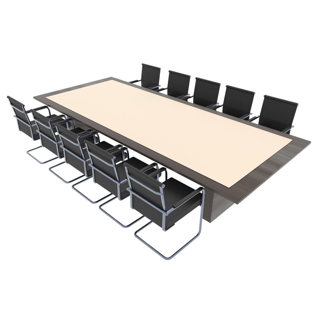 Conference Meeting Table 3D - TurboSquid 2295891