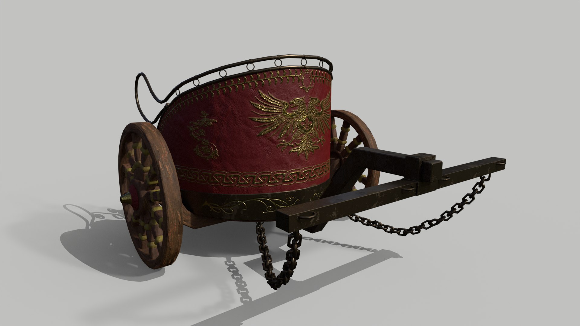 Roman Chariot 3D - TurboSquid 2208153