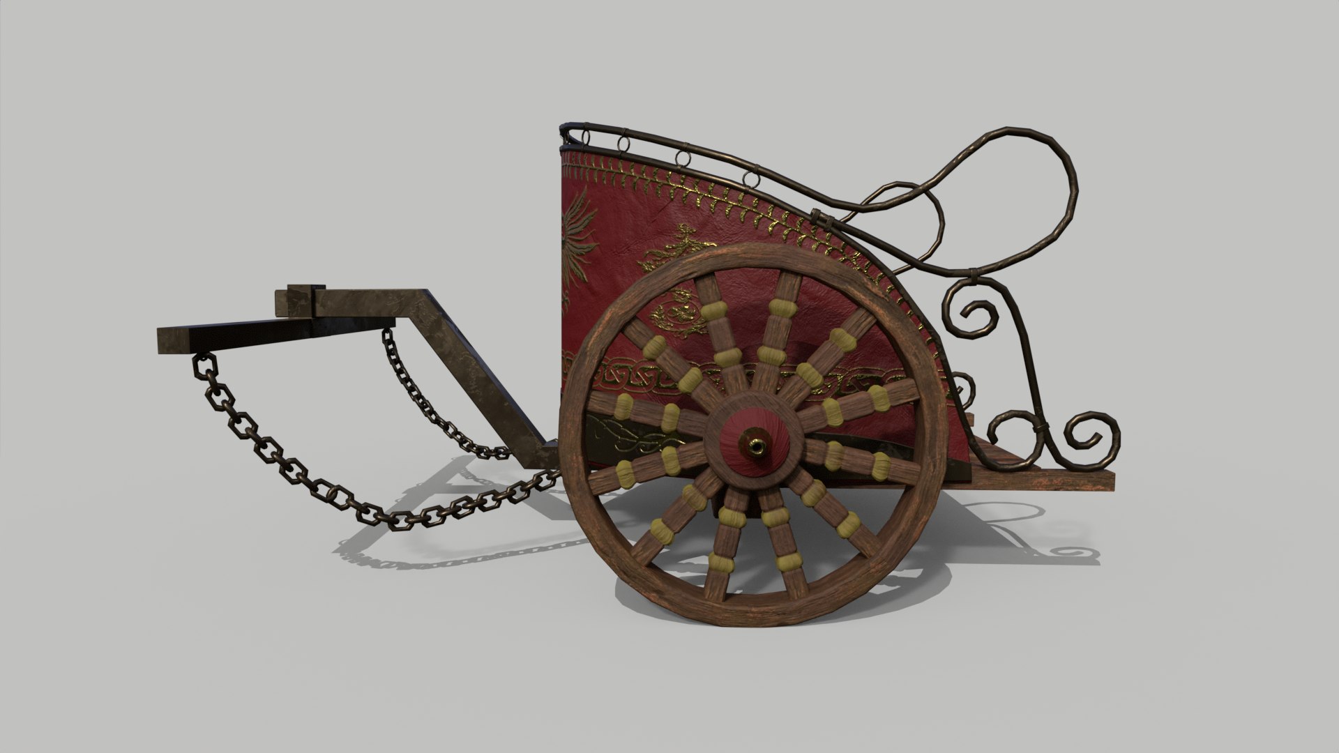 Roman Chariot 3D - TurboSquid 2208153