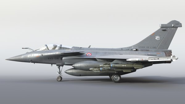 modelo 3d Dassault Rafale aparejado - TurboSquid 1990323