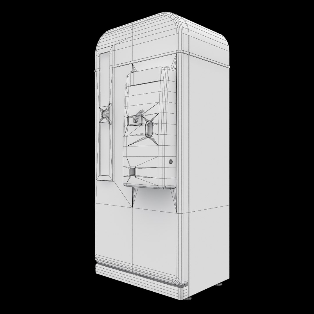 3d model coca cola vending machine