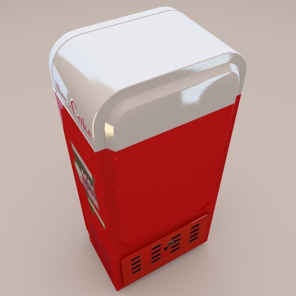 3d model coca cola vending machine