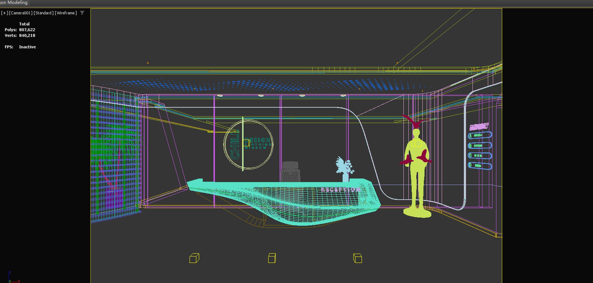3D Modern Company Front Office Model - TurboSquid 2062405