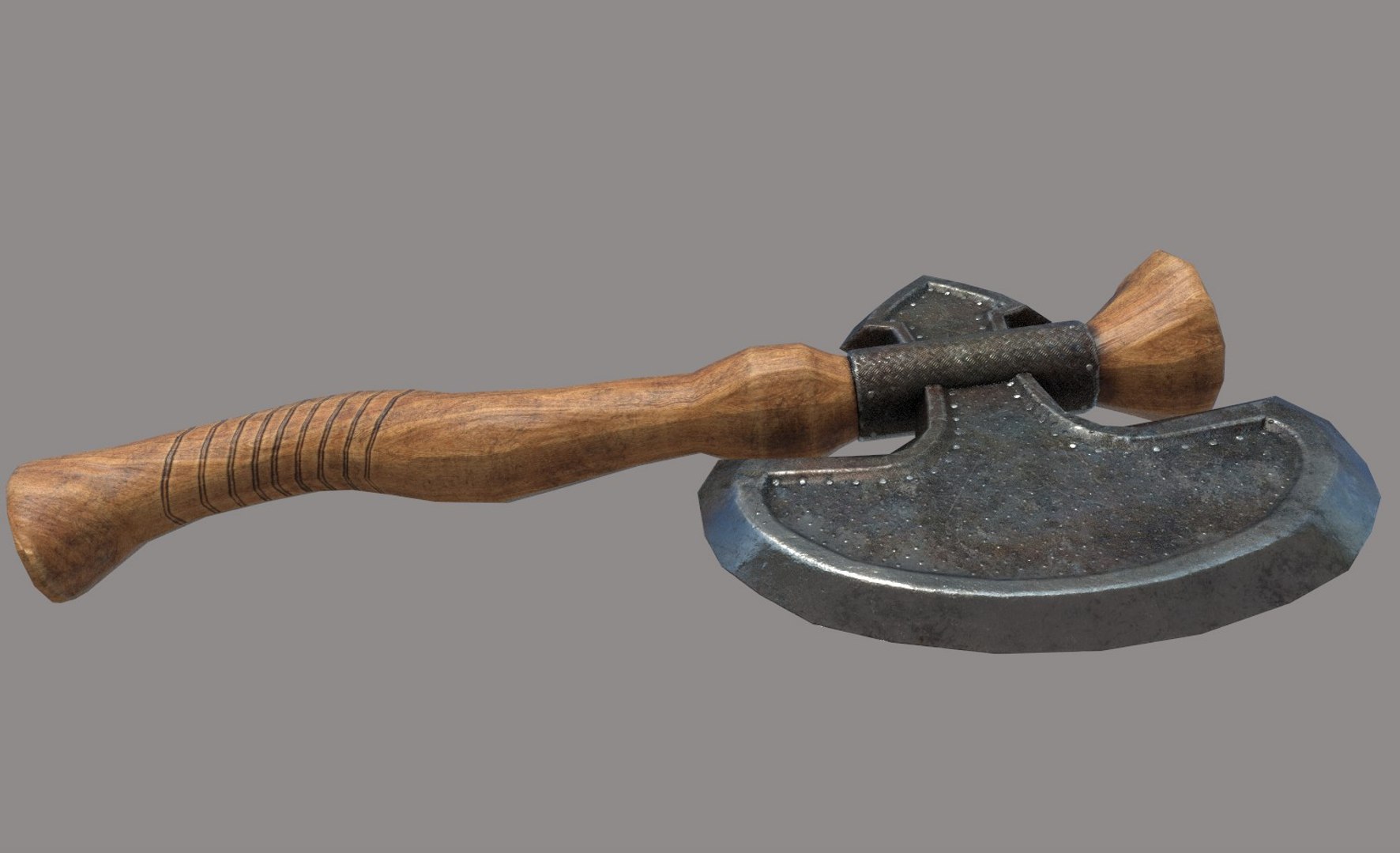Game Ready Wooden Axe 3D model - TurboSquid 1746317