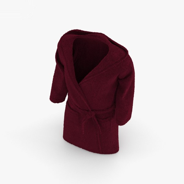 Bathrobe robe bath model - TurboSquid 1481830