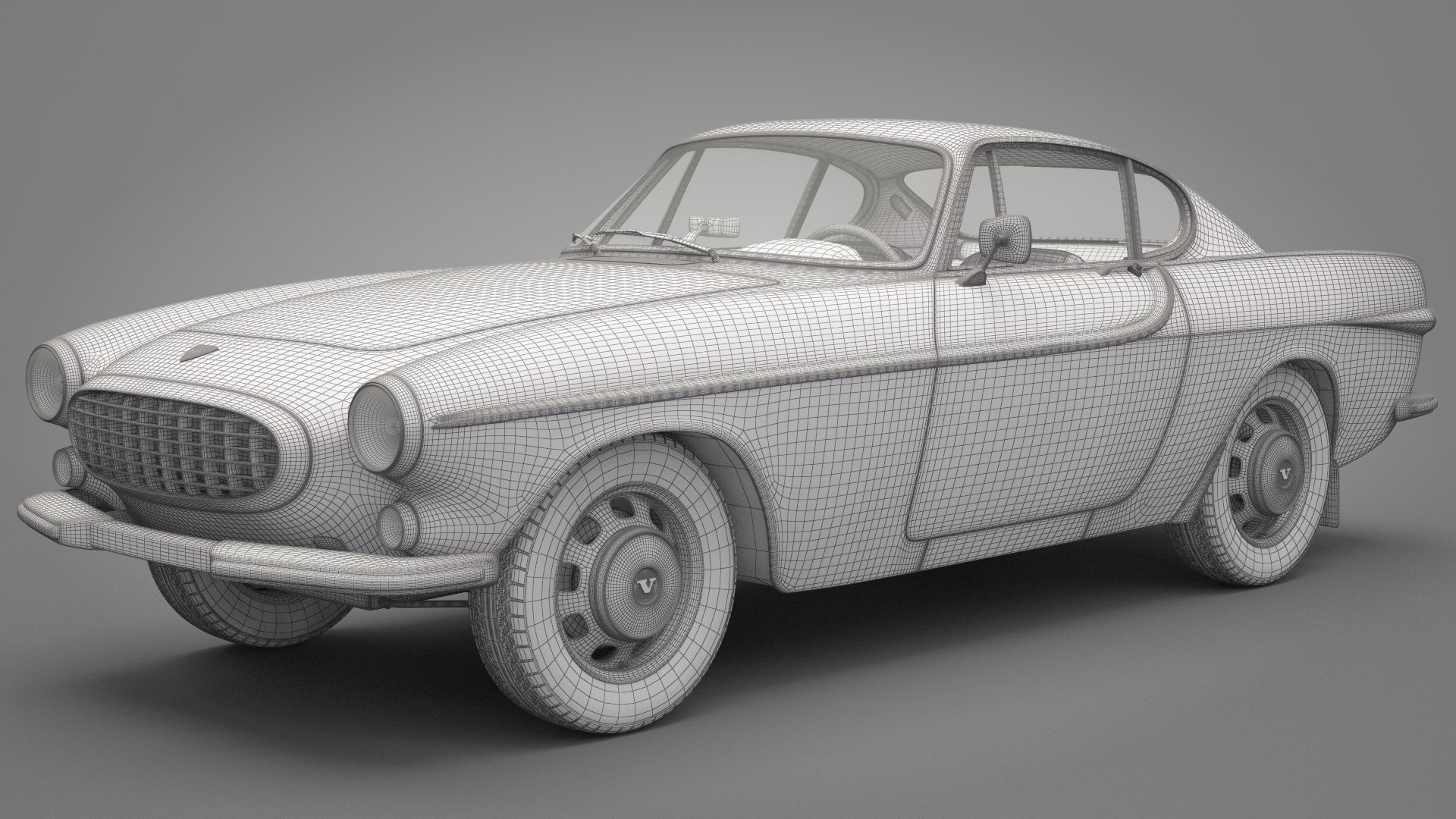 Old Volvo Car 3D Model - TurboSquid 2373917