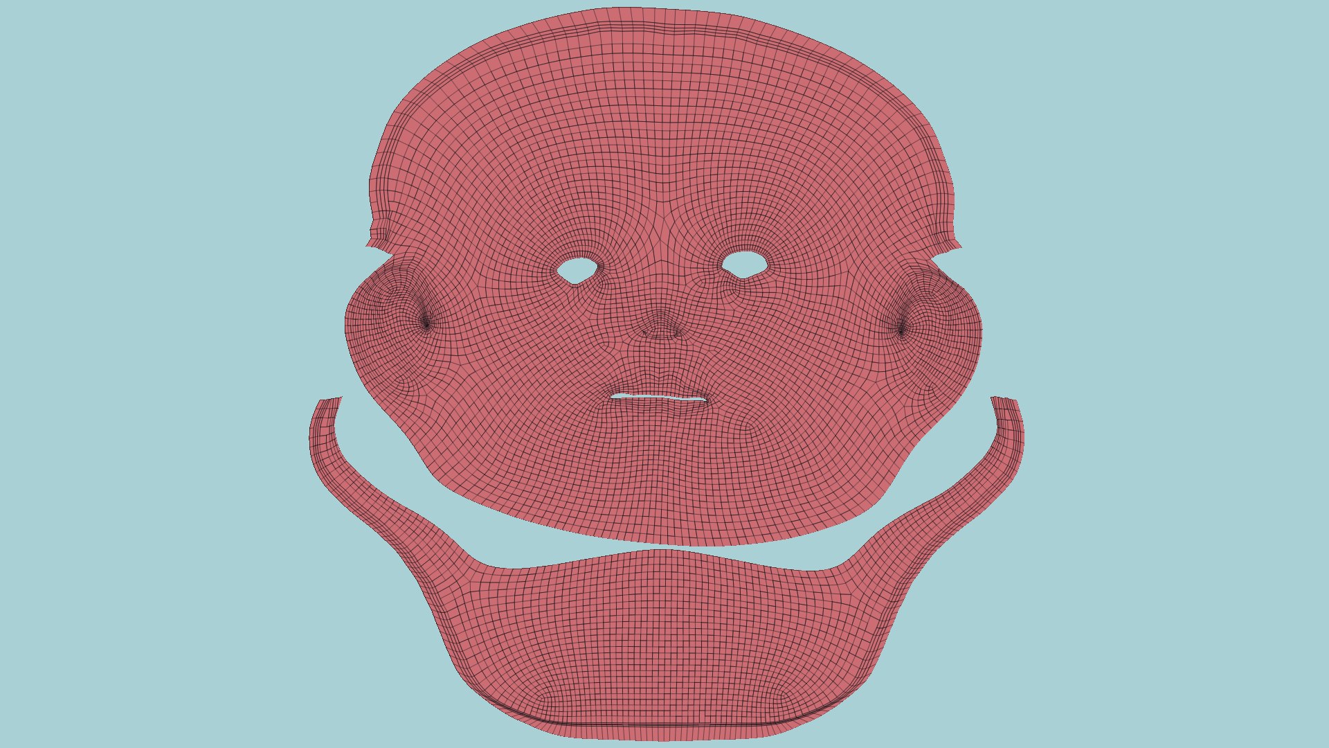 3D Michael Myers Halloween Mask 01 White - Character Design Model ...