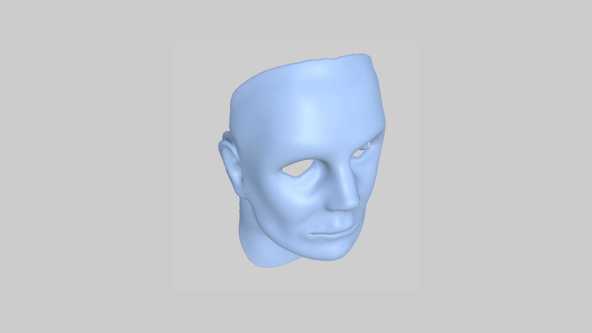 3D Michael Myers Halloween Mask 01 White - Character Design Model ...