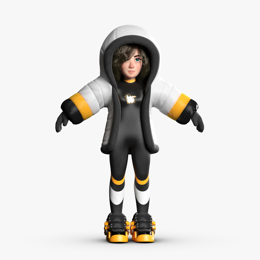 Snow Girl Model - TurboSquid 2048876