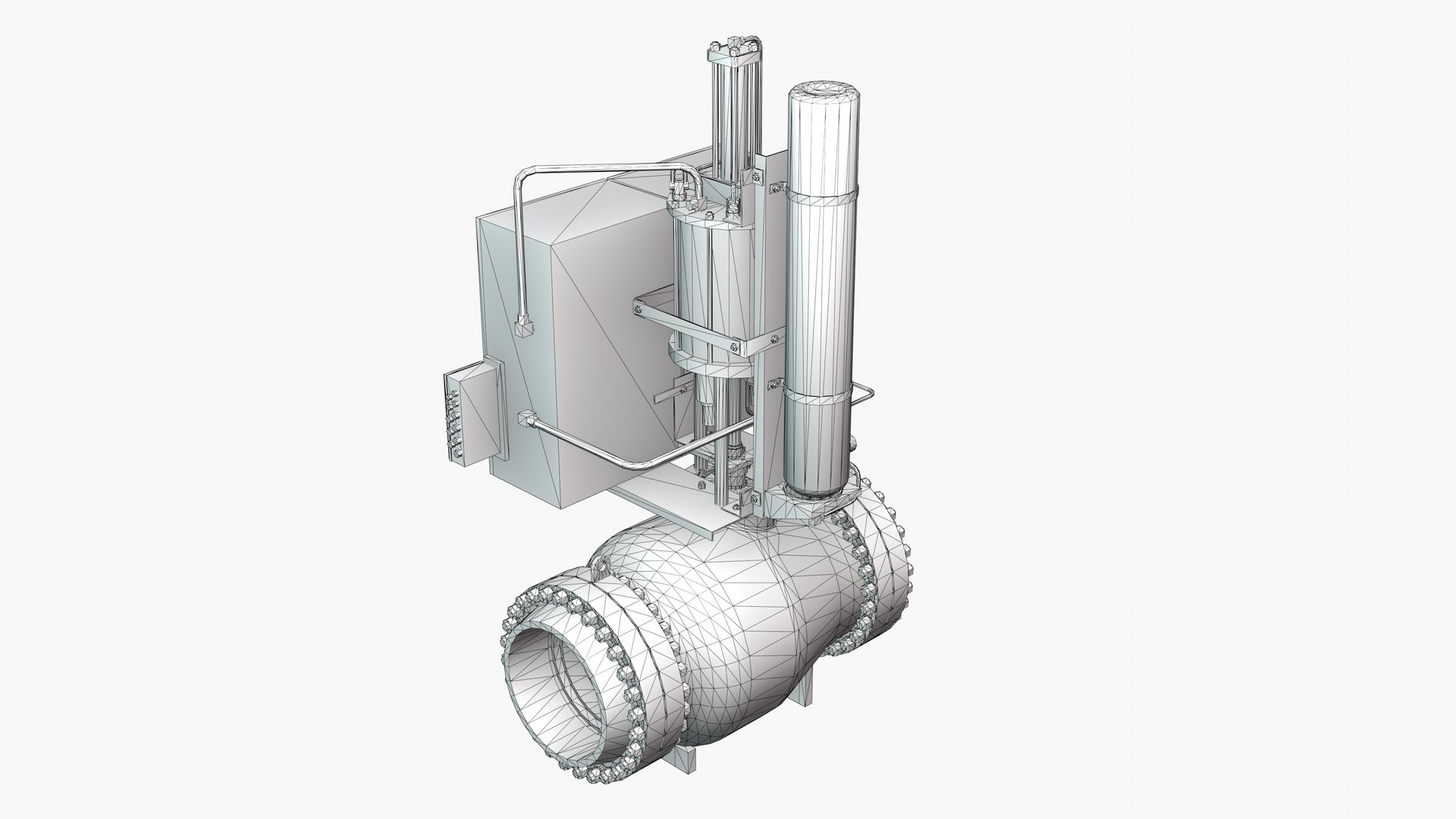3D Reactor Shaft From A Nuclear Power Plant Model - TurboSquid 2035488