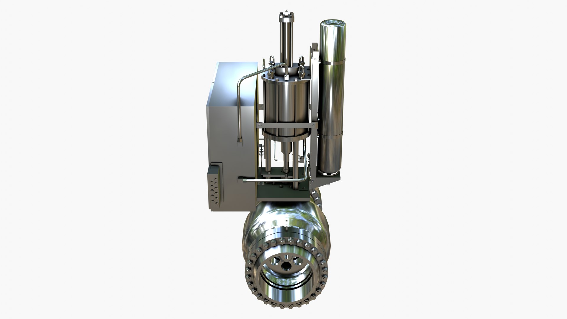 3D Reactor Shaft From A Nuclear Power Plant Model - TurboSquid 2035488
