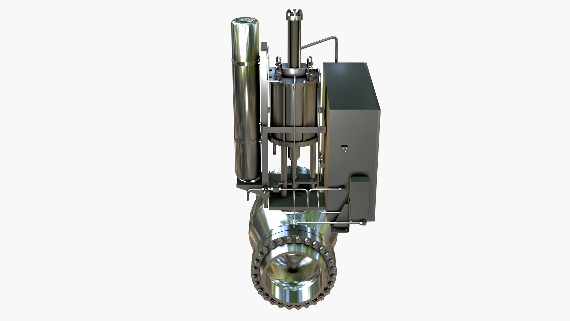 3D Reactor Shaft From A Nuclear Power Plant Model - TurboSquid 2035488