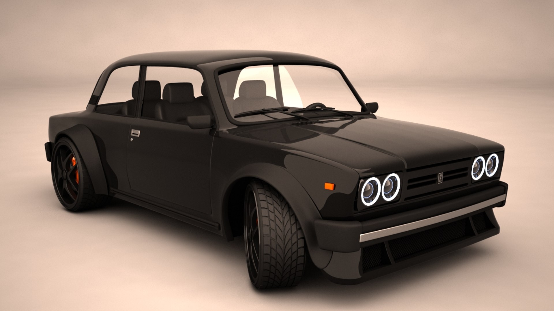 3d Lada 2107 Model