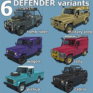 Land Rover Defender 3D Models for Download | TurboSquid