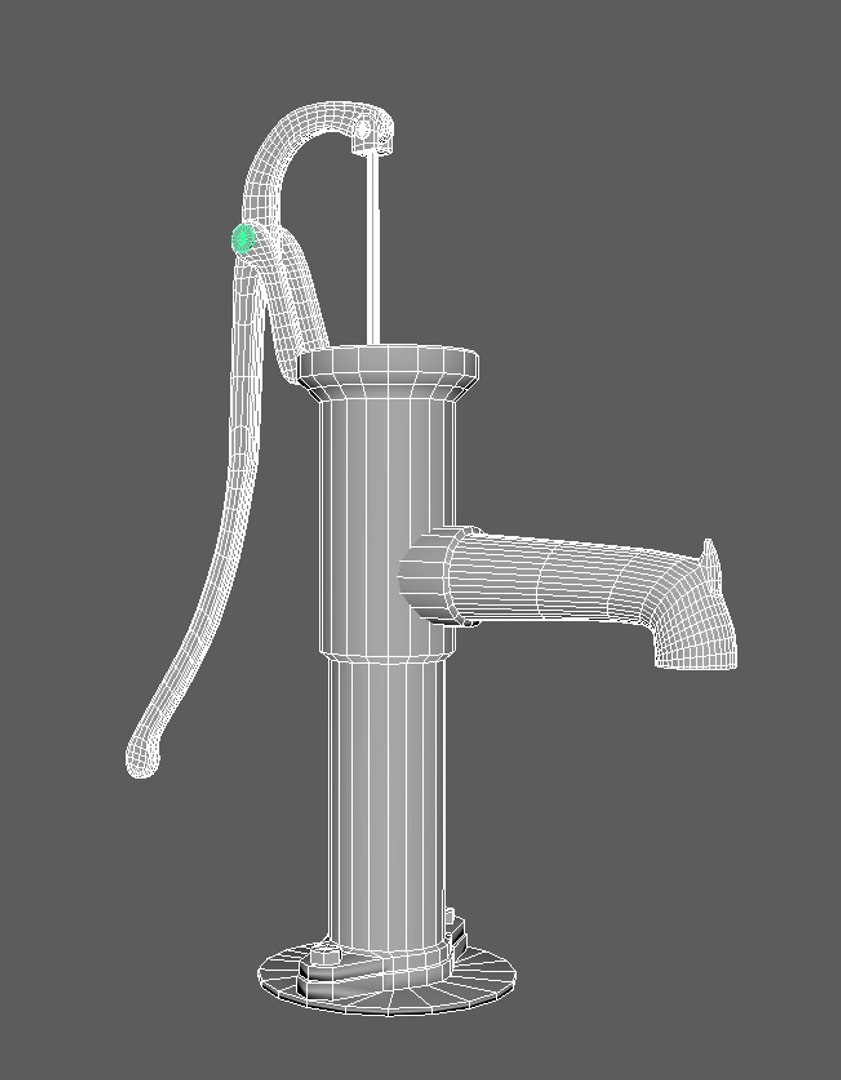 3D Model Hand Water Pump - TurboSquid 1282999