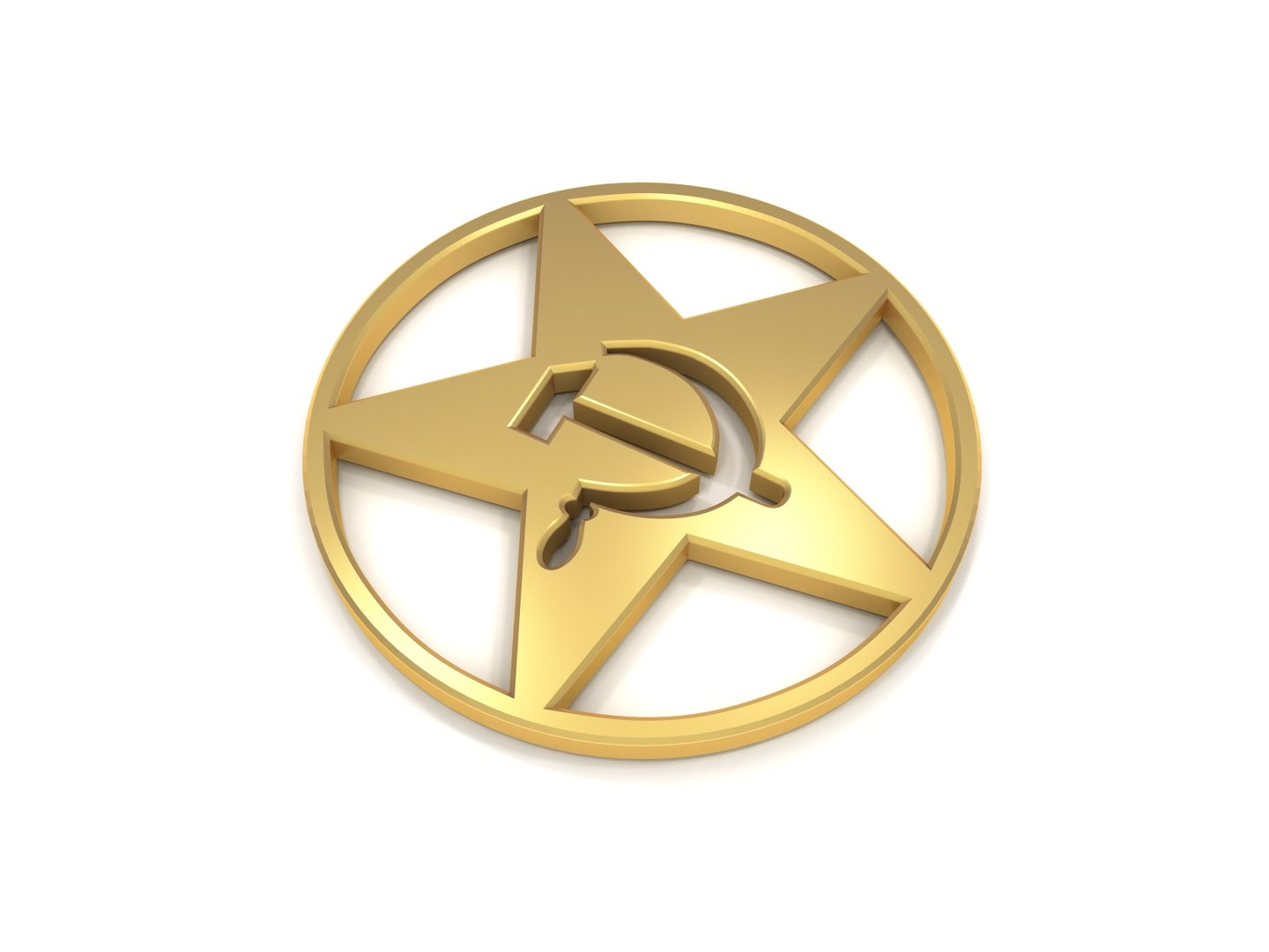 Communism Symbol 3D Model - TurboSquid 1387327