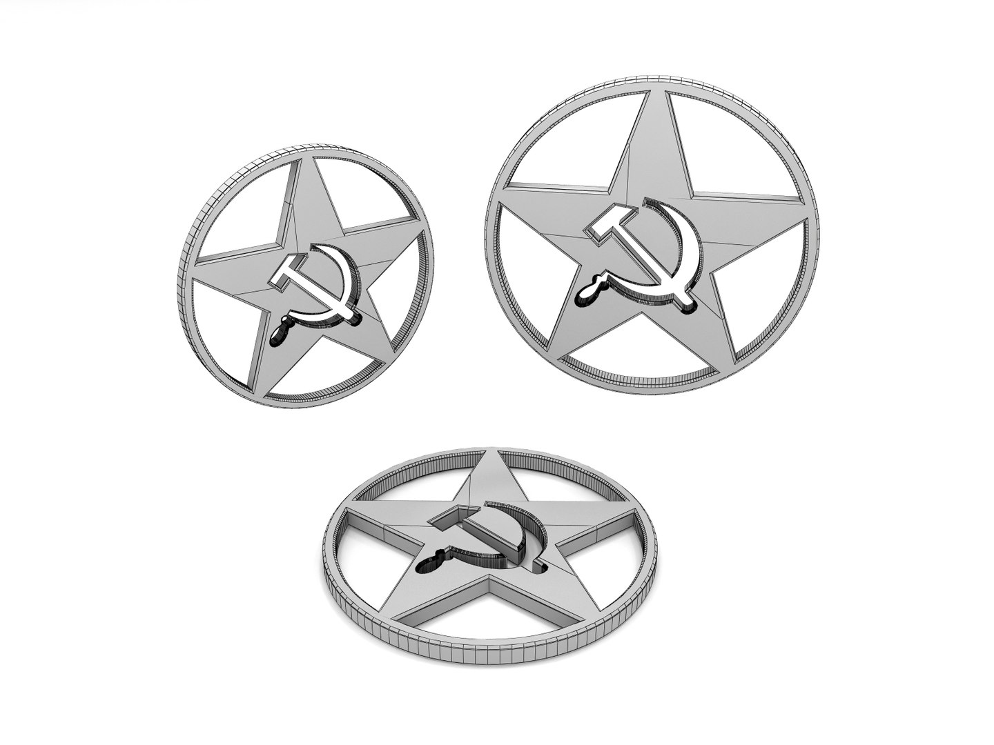 Communism Symbol 3D Model - TurboSquid 1387327