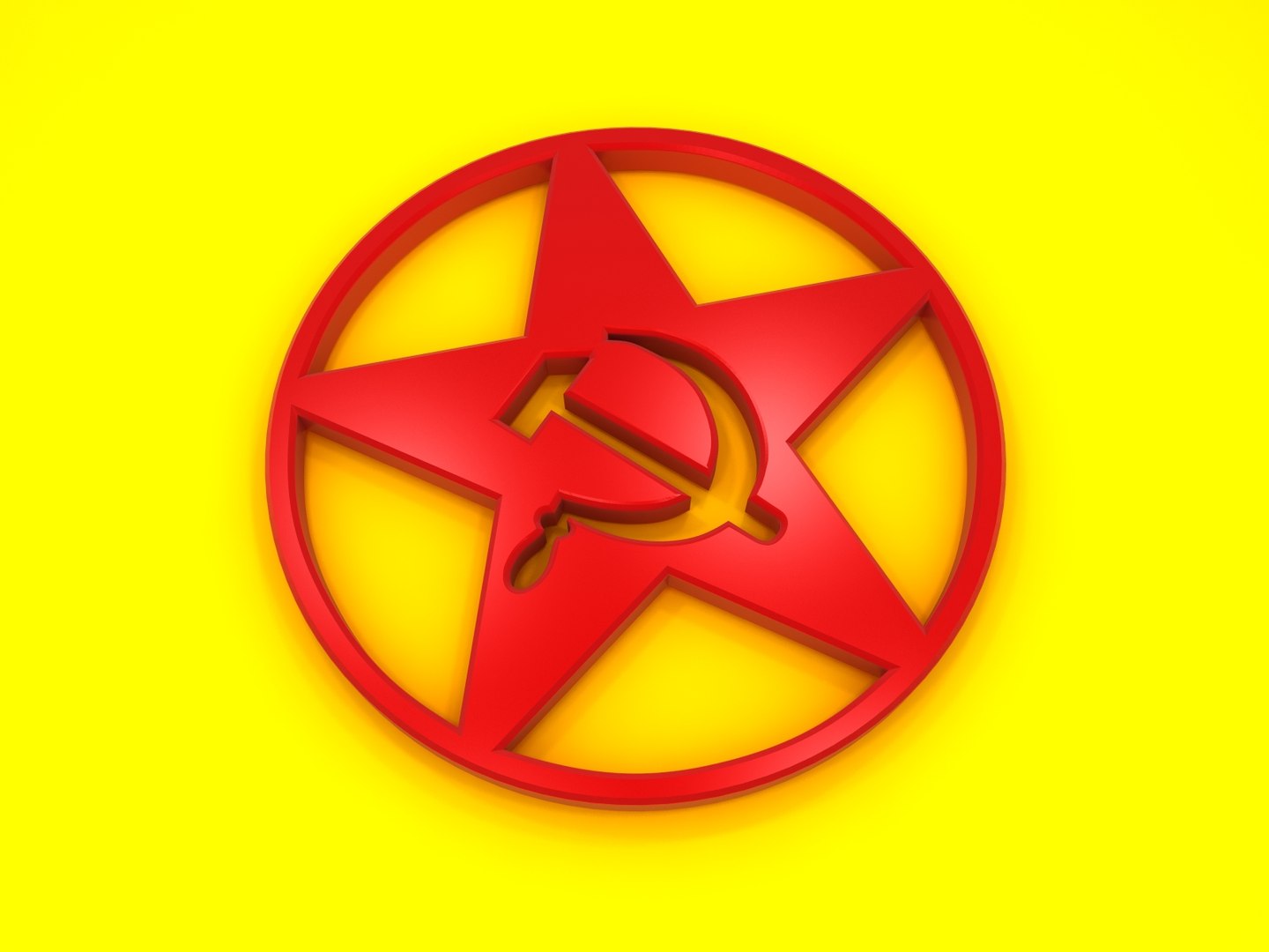 Communism Symbol 3D Model - TurboSquid 1387327