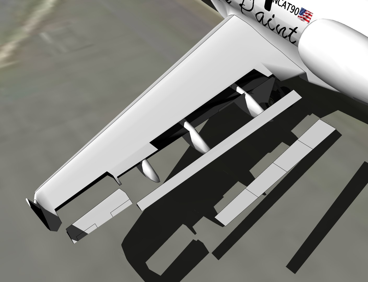 Bombardier Challenger 300 3d 3ds