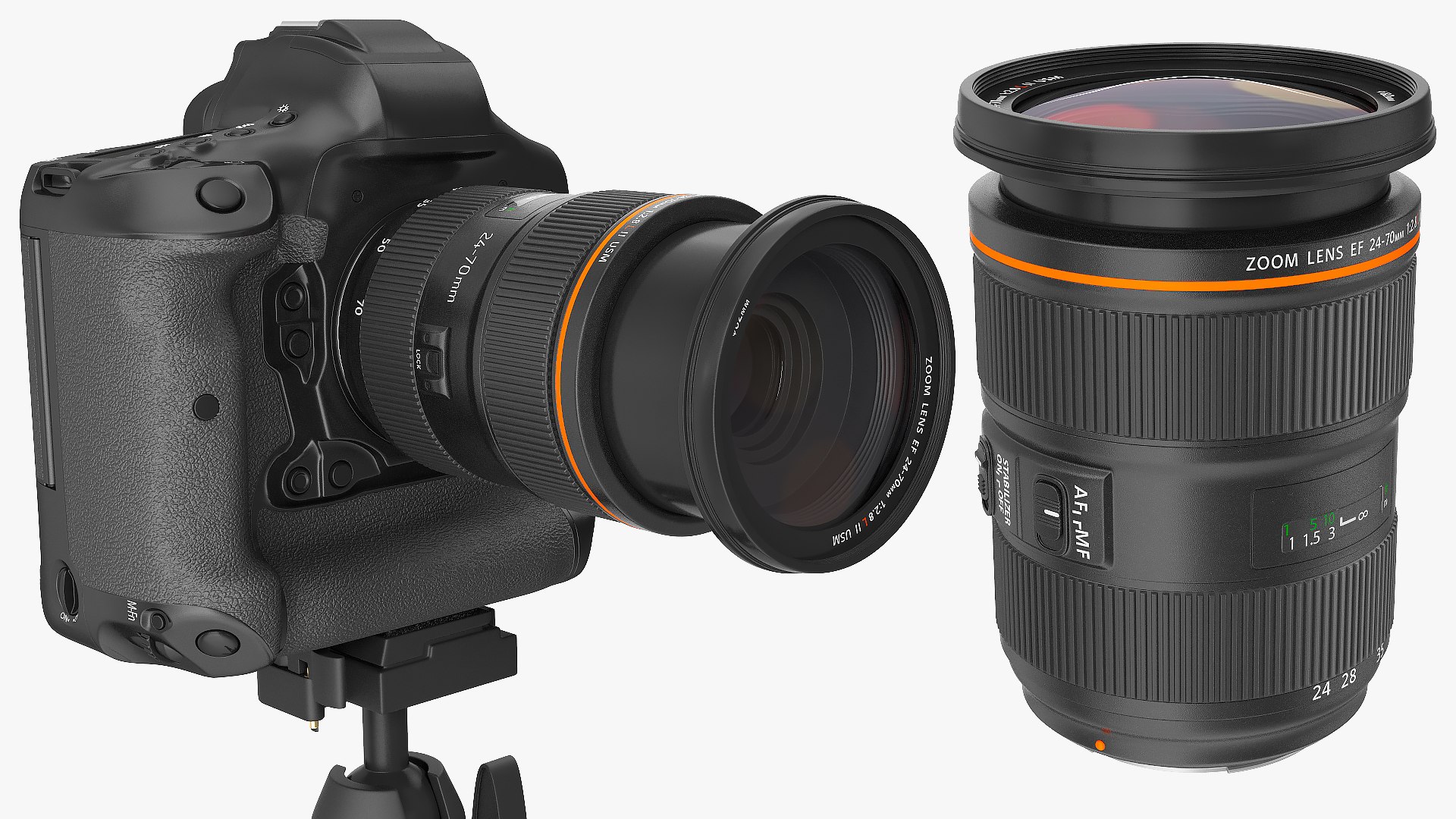 3D Dslr Cameras Zoom Tripod - TurboSquid 1595631