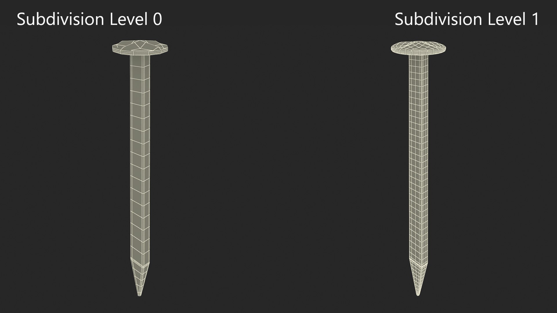 3D Model Hardboard Nails - TurboSquid 2065497