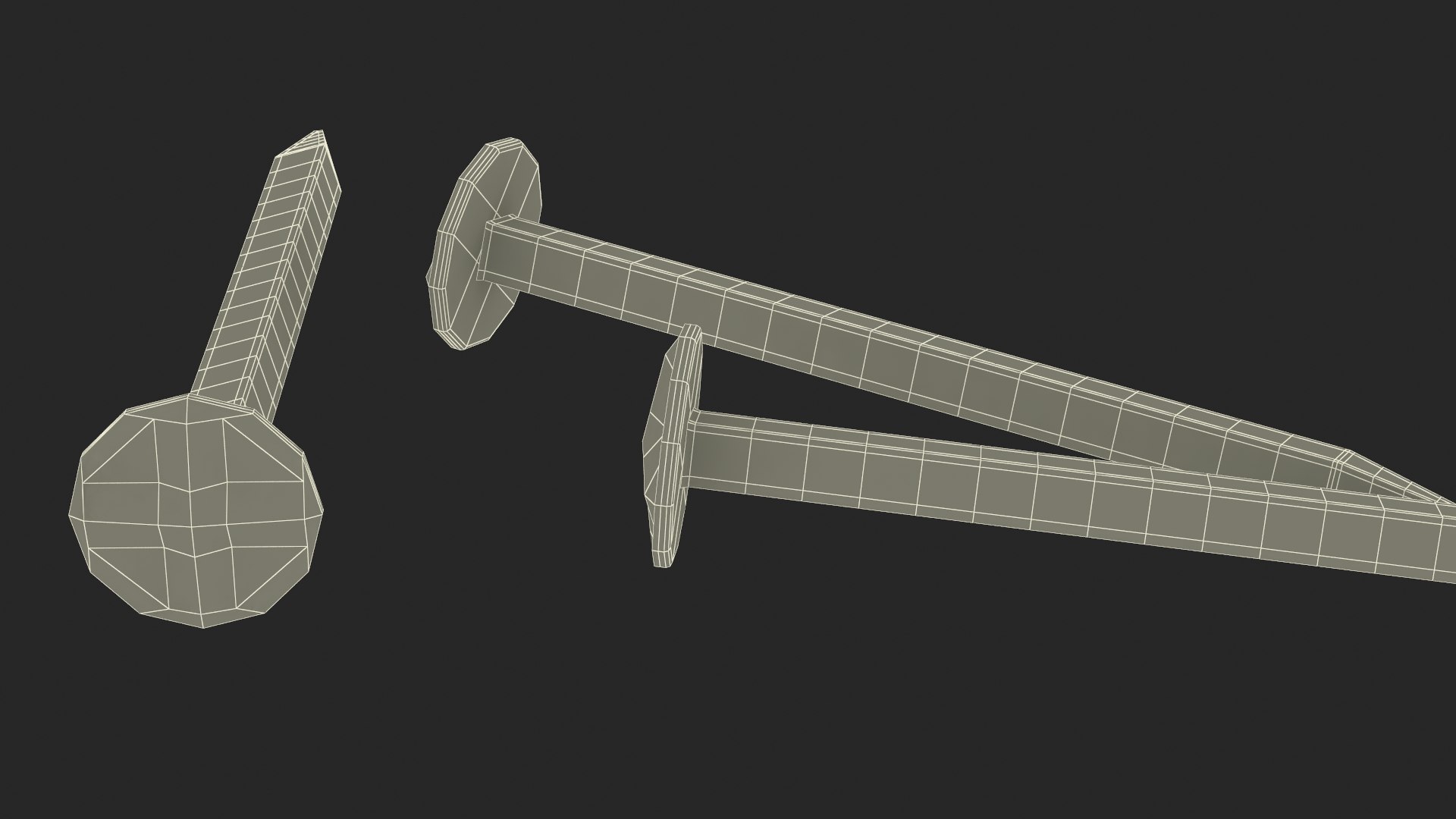 3D Model Hardboard Nails - TurboSquid 2065497