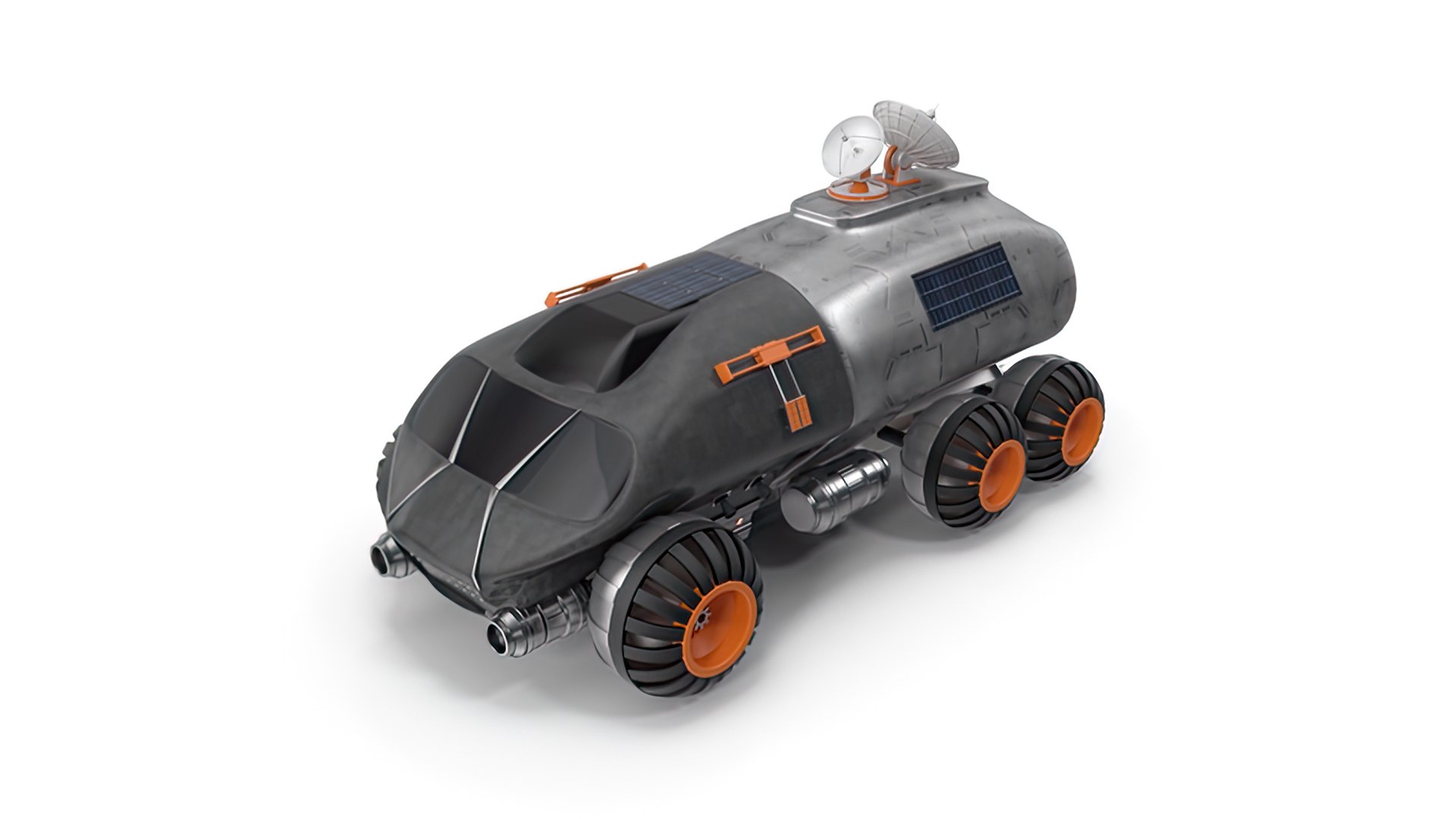Sci-Fi Planetary Rover 3D Model - TurboSquid 2172266