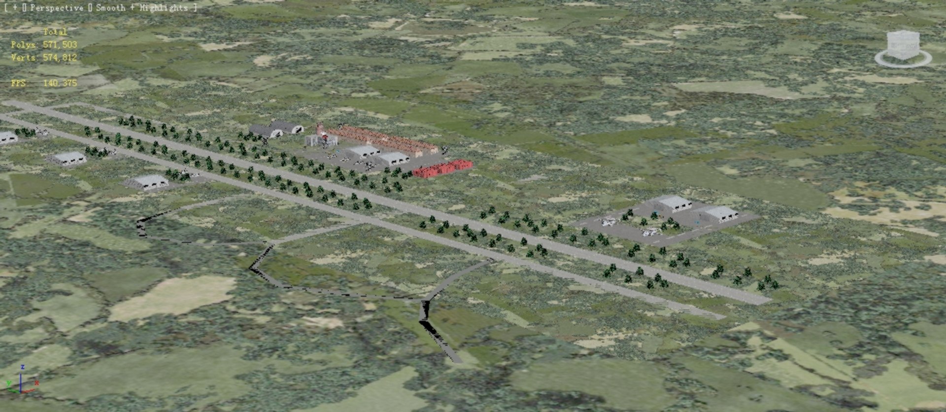 3D Air Base Military Base Model - TurboSquid 2037286