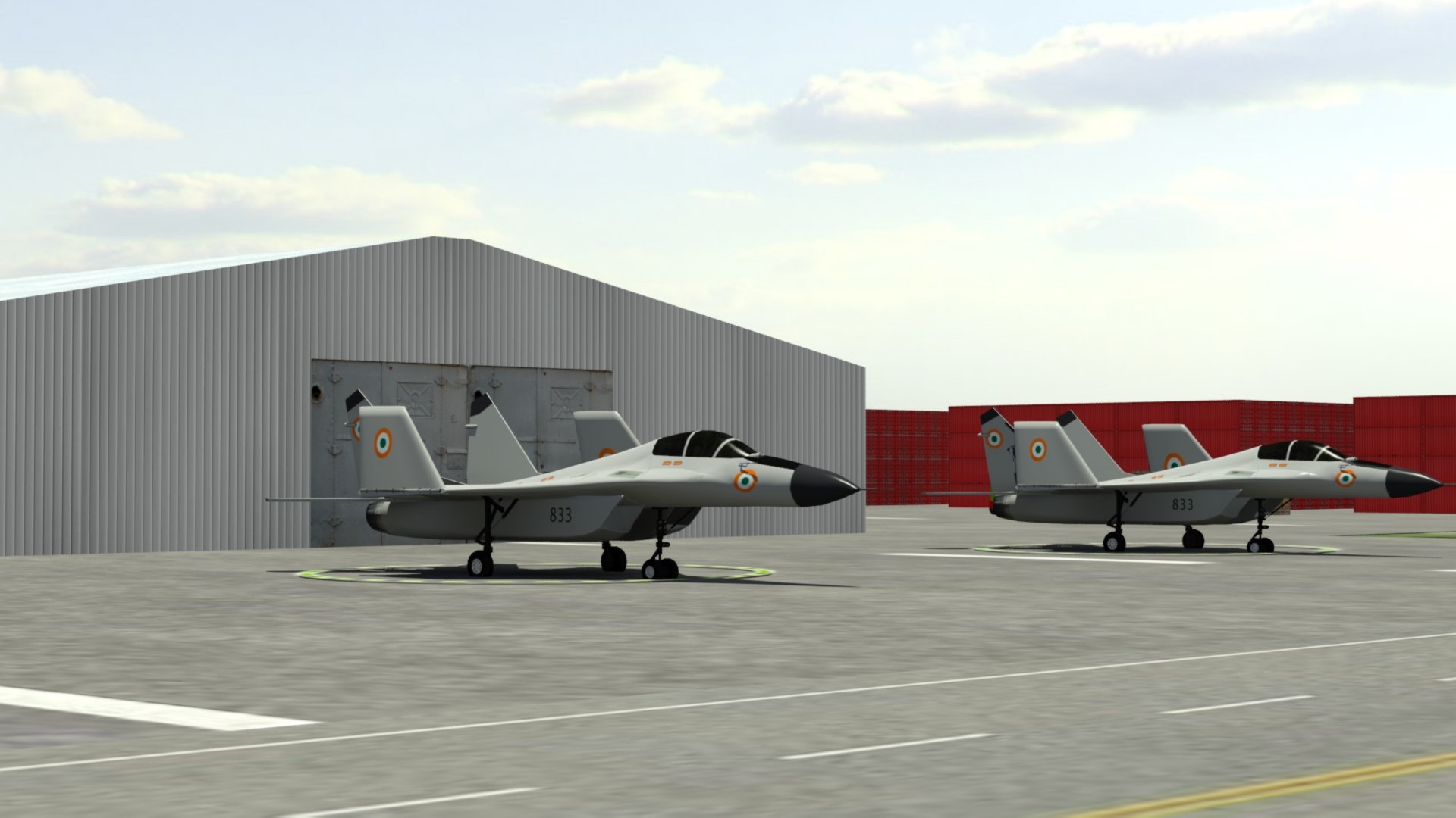 3D Air Base Military Base Model - TurboSquid 2037286