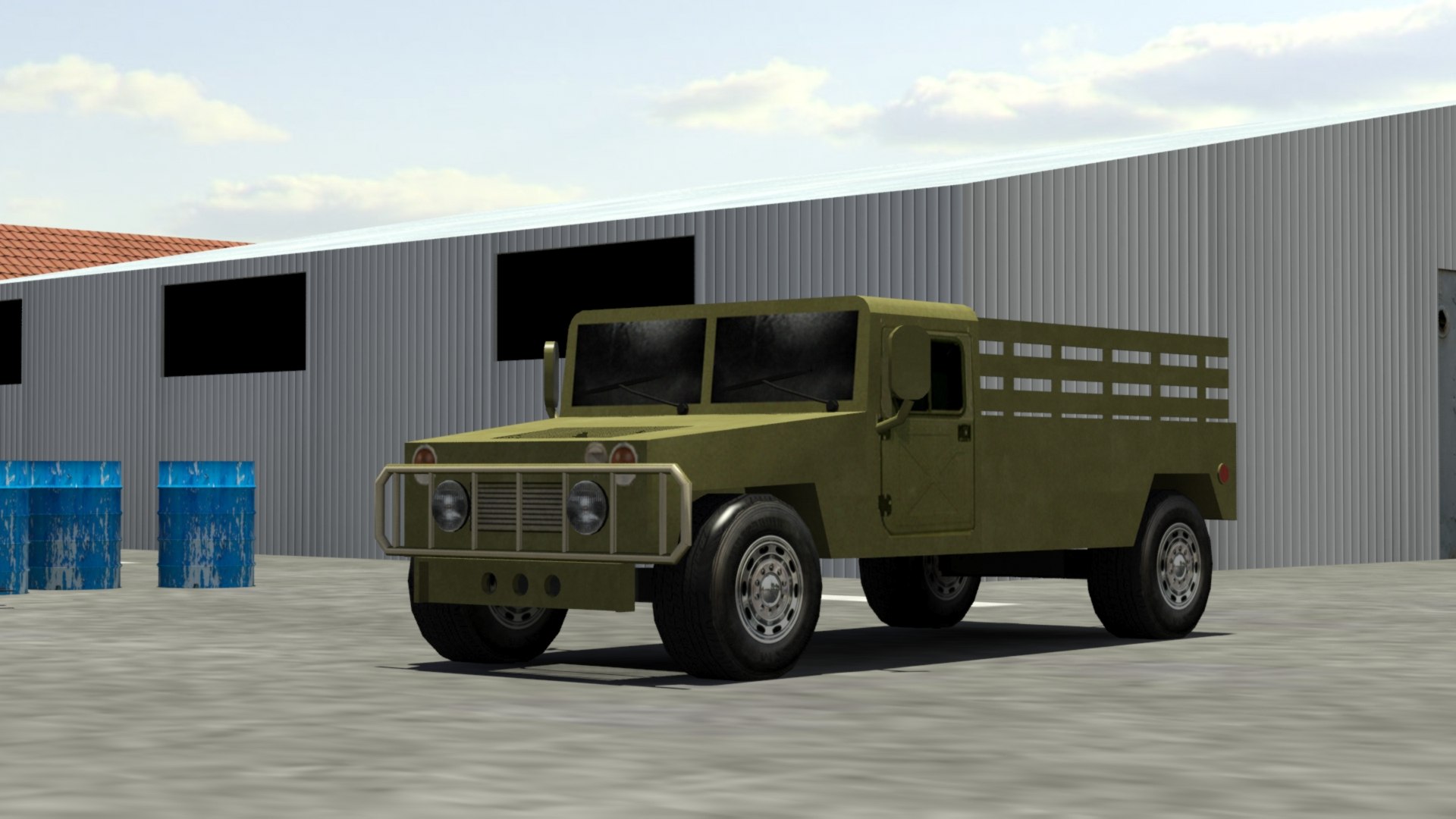 3D Air Base Military Base Model - TurboSquid 2037286