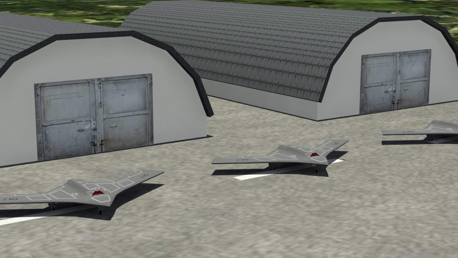 3D Air Base Military Base Model - TurboSquid 2037286