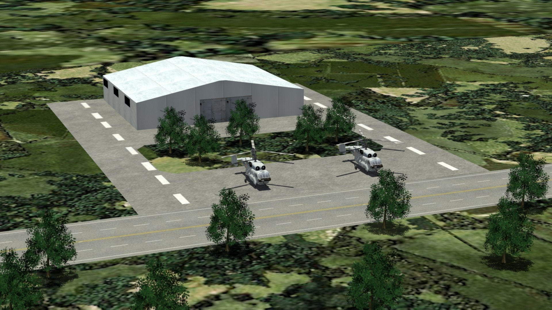 3D Air Base Military Base Model - TurboSquid 2037286