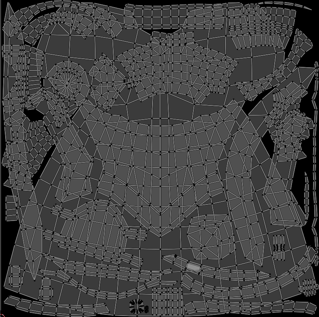 3D Low Poly Stylized Anime Female Knight - 1 Of 40 - Thorn Crown Erma ...