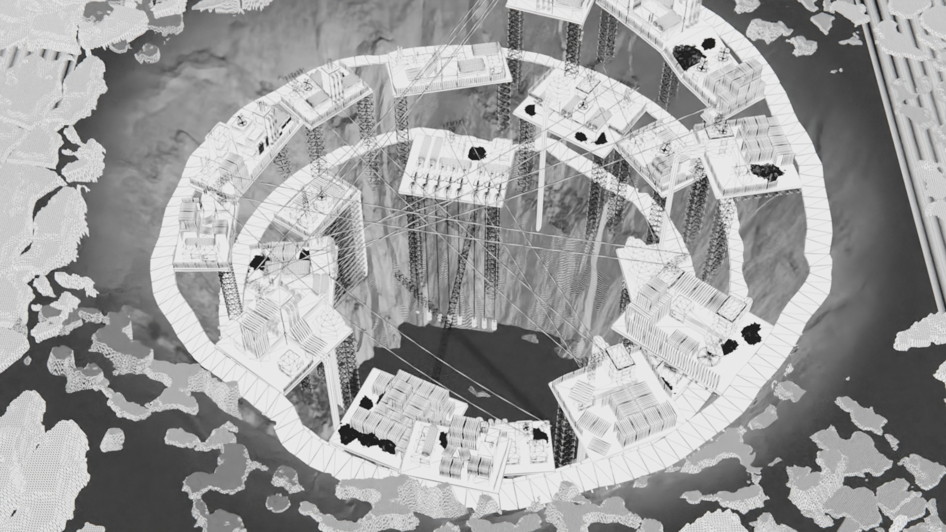 City Inside The Volcano 3D Model - TurboSquid 1925020