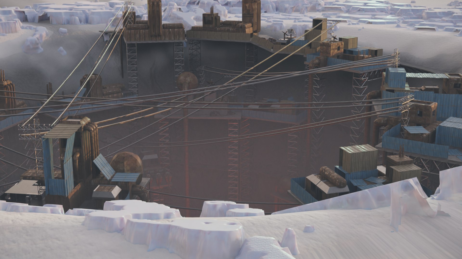 City Inside The Volcano 3D Model - TurboSquid 1925020