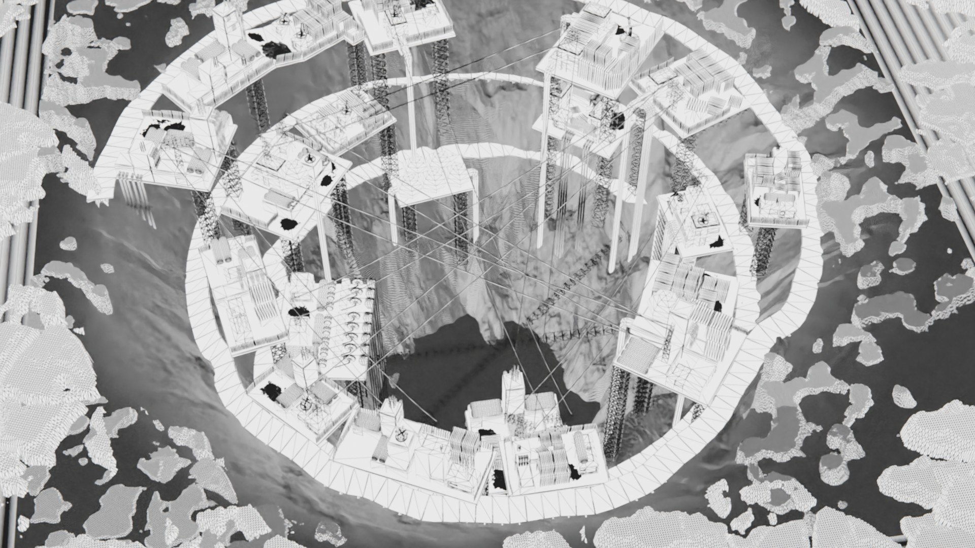 City Inside The Volcano 3D Model - TurboSquid 1925020