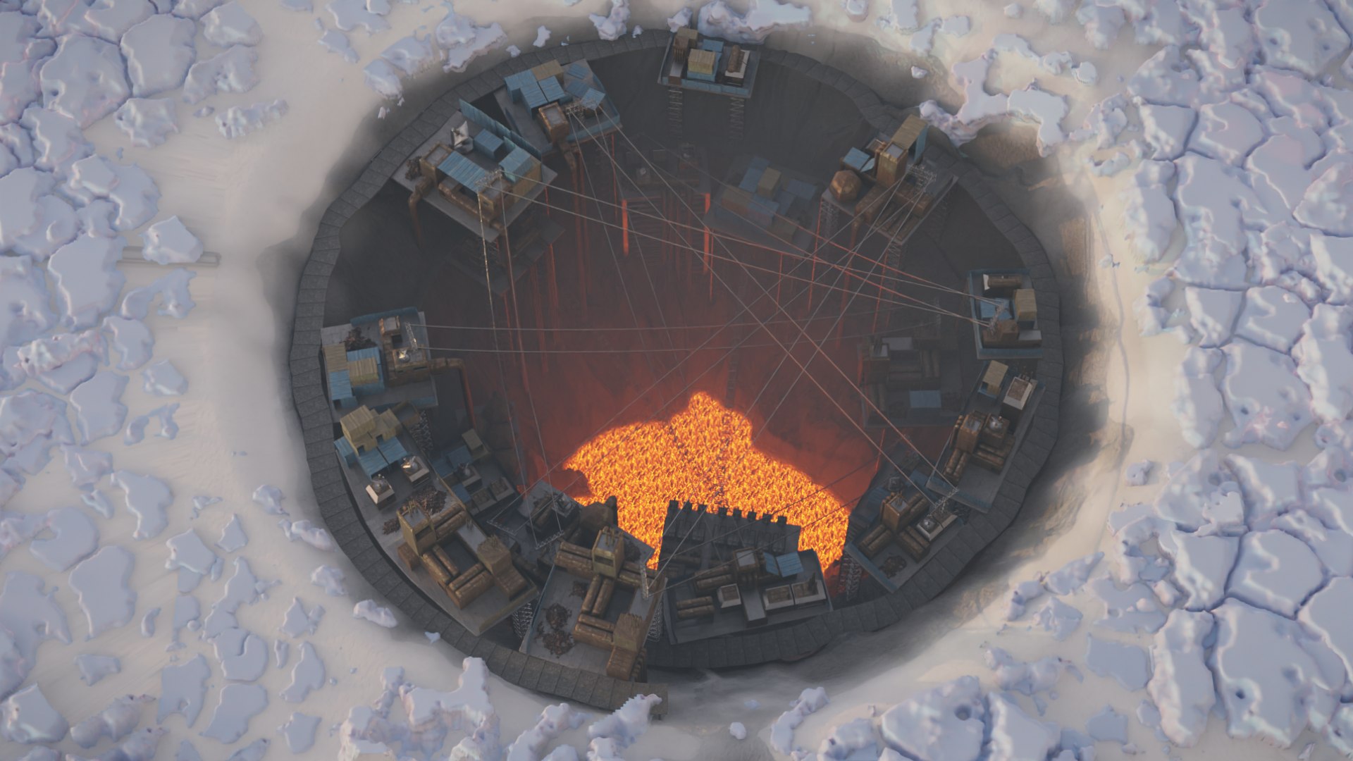 City Inside The Volcano 3D Model - TurboSquid 1925020