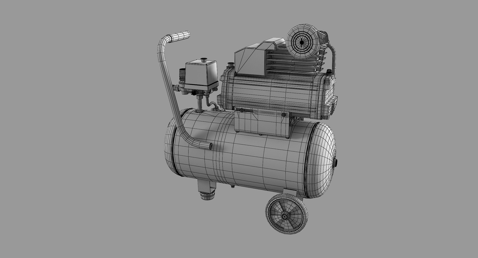 3D Air Compressor Model - TurboSquid 1346996