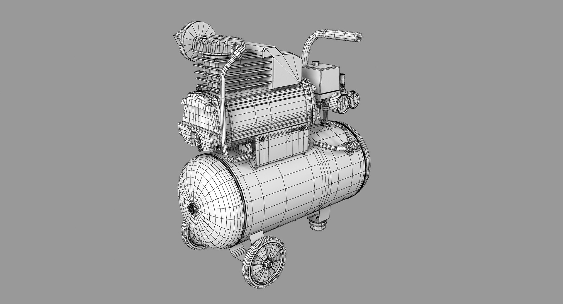 3D Air Compressor Model - TurboSquid 1346996