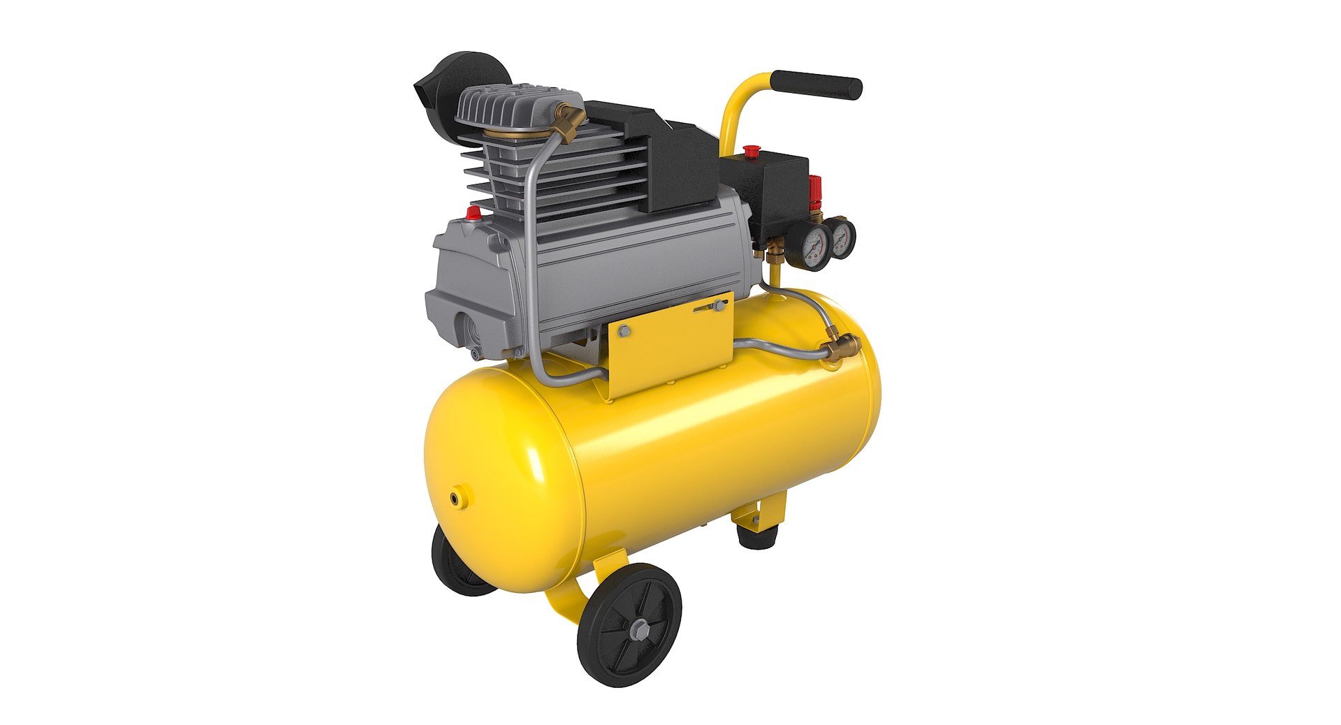 3D Air Compressor Model - TurboSquid 1346996