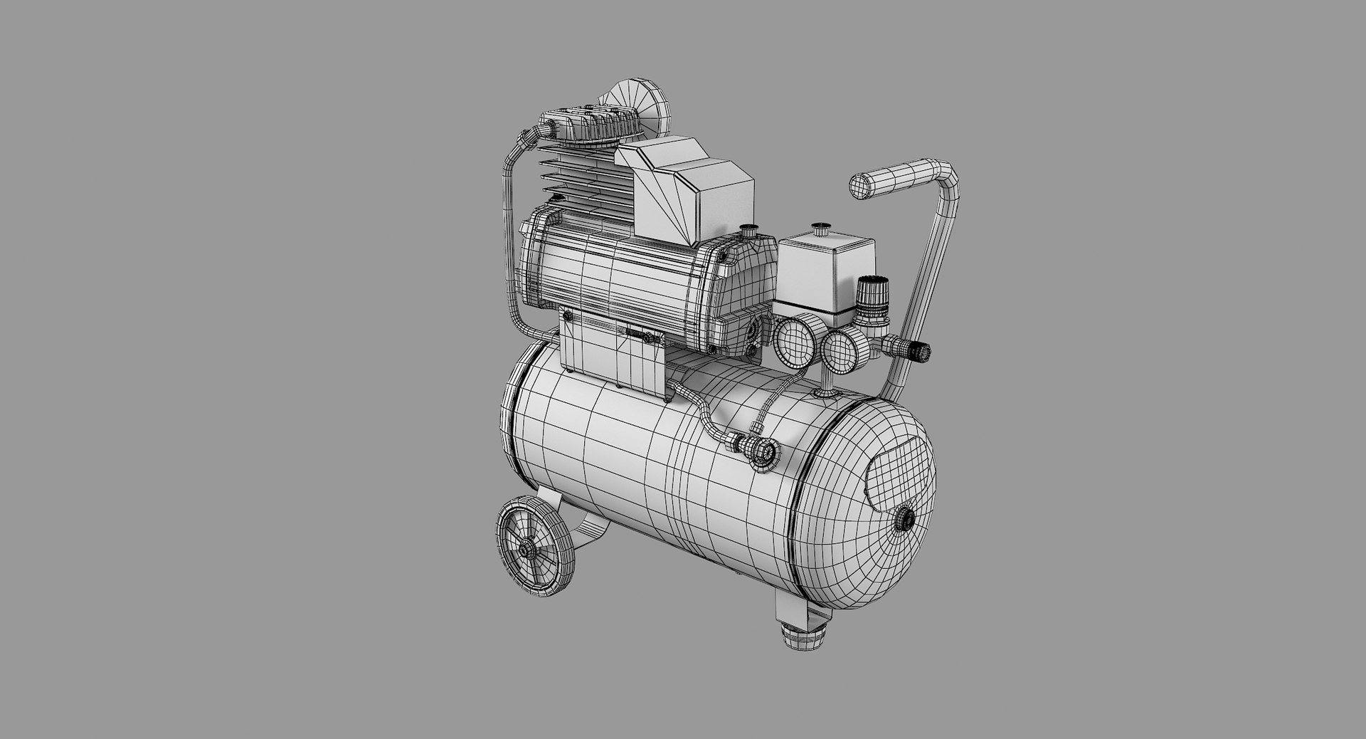 3D Air Compressor Model - TurboSquid 1346996