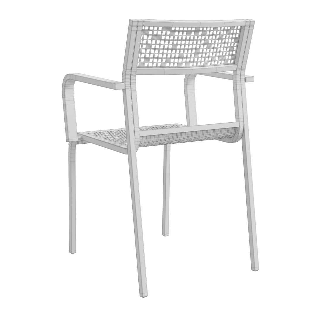 3D Grid Chair Model - TurboSquid 2275103