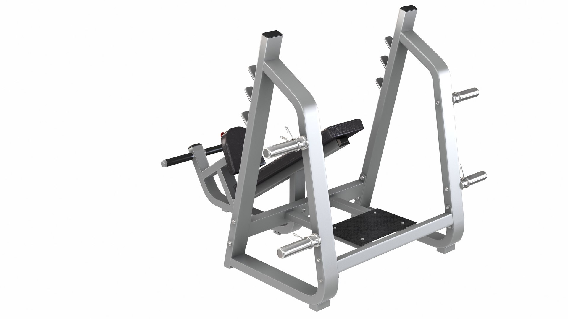 GYM InclineBarbel Bench Press Machine 3D - TurboSquid 1824948
