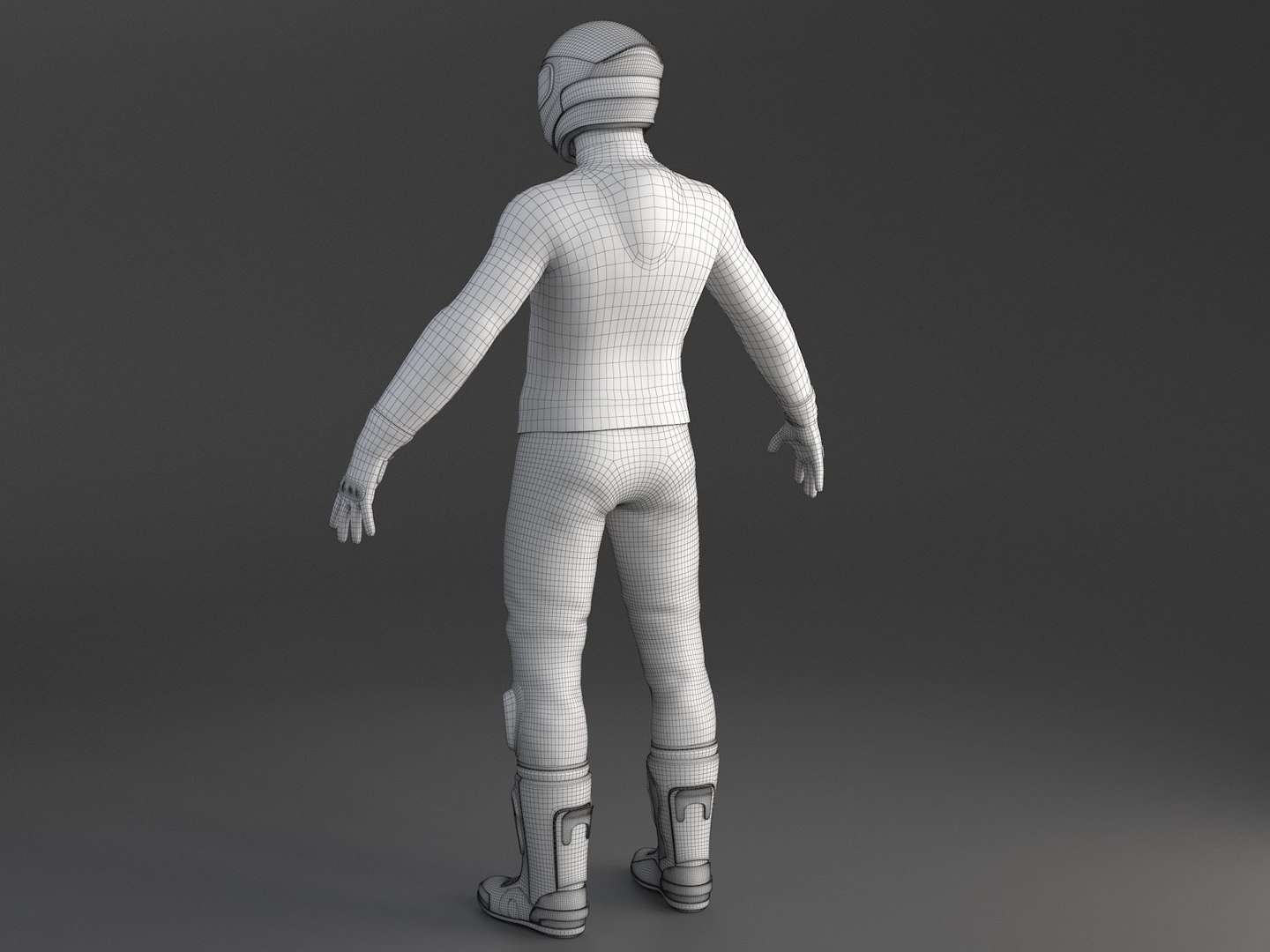 Biker motorcycle rider 3D model - TurboSquid 1149659