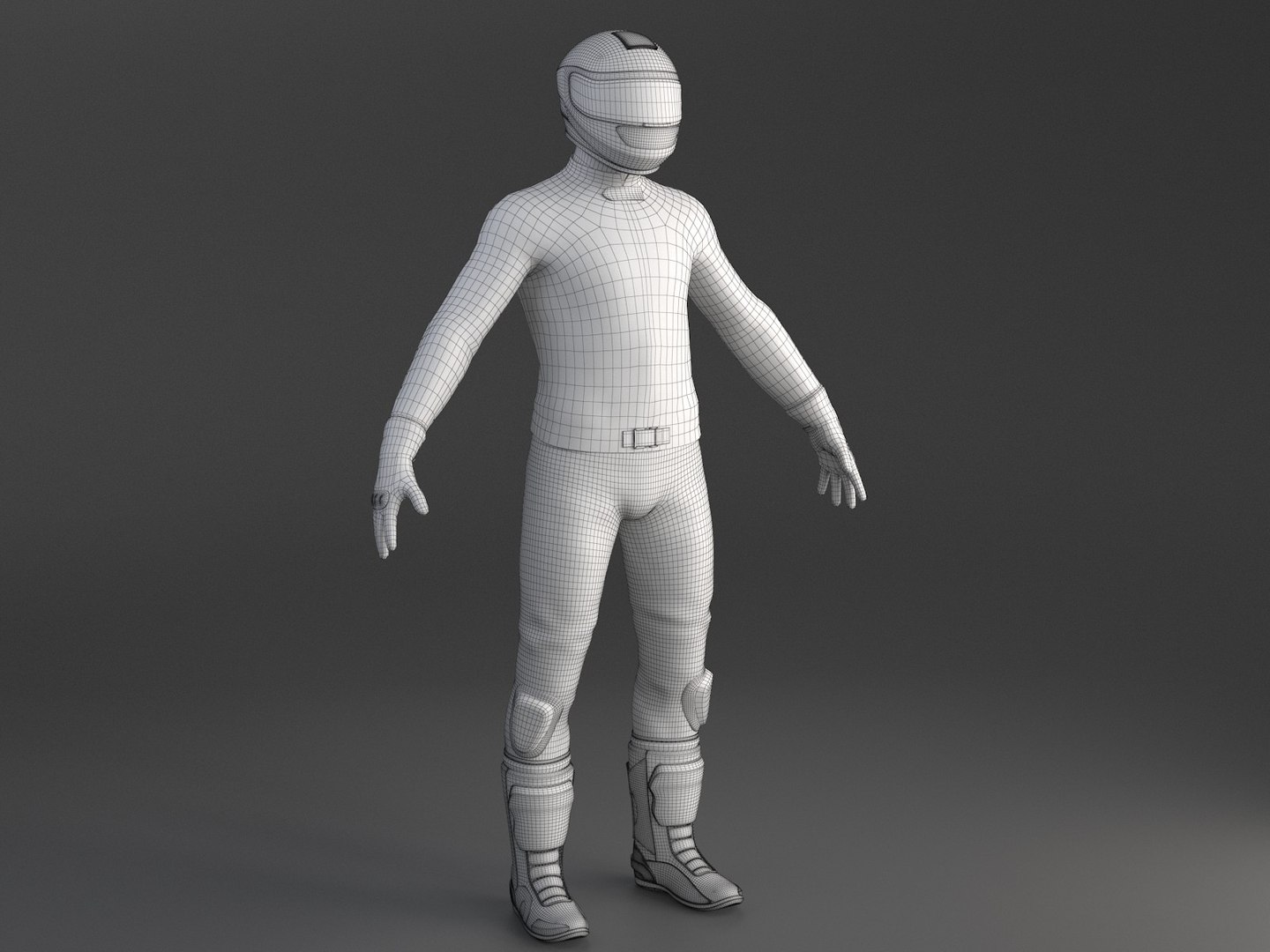 Biker motorcycle rider 3D model - TurboSquid 1149659