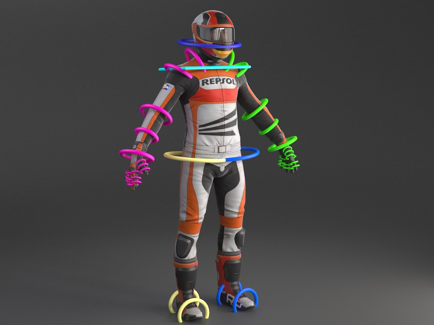 Biker Motorcycle Rider 3D Model - TurboSquid 1149659