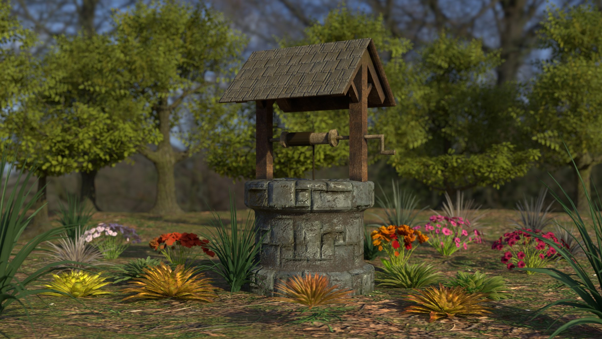 Medieval Water Well 3D - TurboSquid 1807242